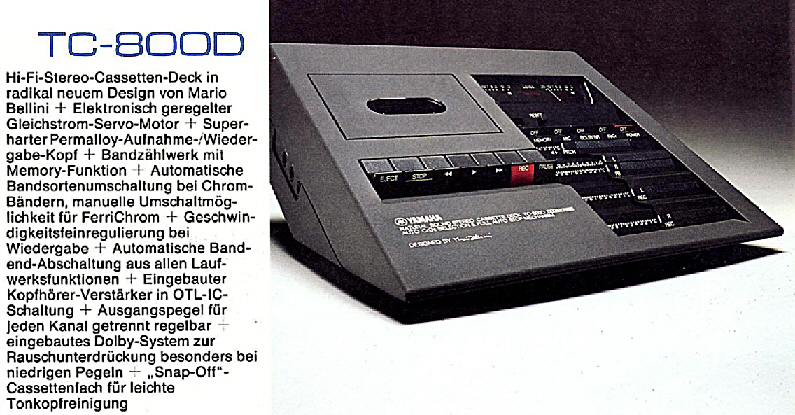 Tragbare HiFi Cassettenrecorder