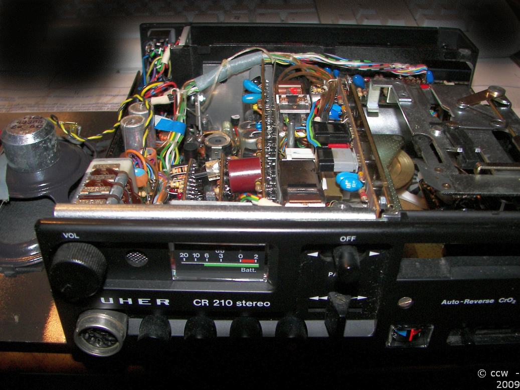 Uher CR 210 - Mechanik